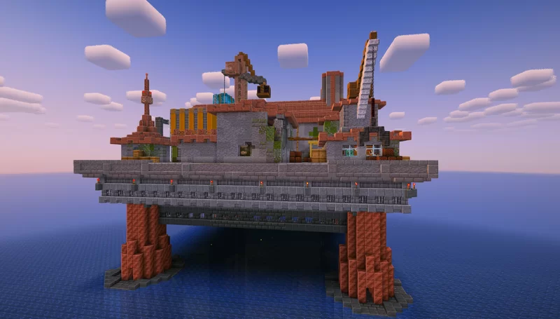 Minecraft Oil rig - 1.21 Minecraft Map