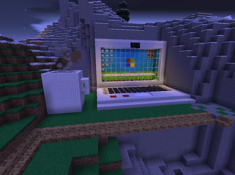 Life in A Laptop Minecraft Map