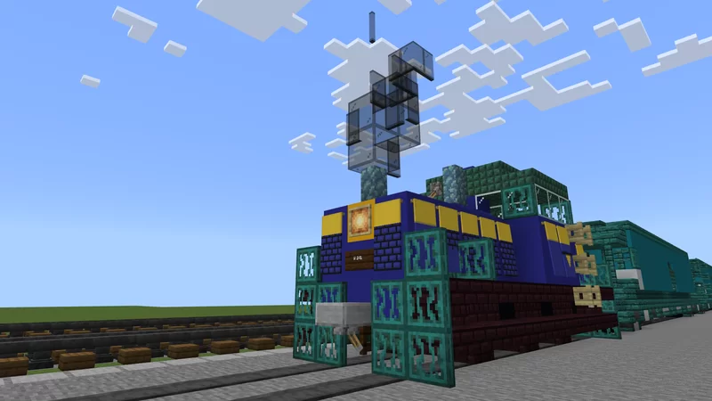 VR W class diesel hydraulic locomotive Minecraft Map