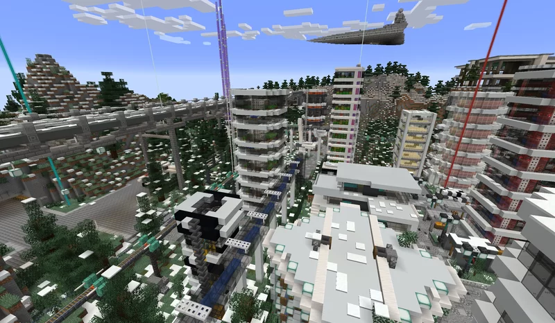 Modern Futuristic Survival Base by Wroedy | Ironclad Minecraft Map