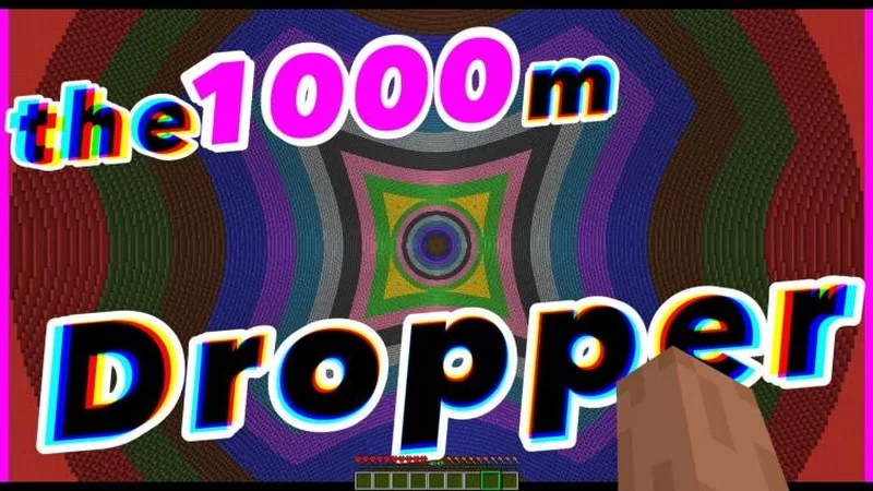 𝕋𝕙𝕖 𝟙𝟘𝟘𝟘𝕞 𝔻𝕣𝕠𝕡𝕡𝕖𝕣 Minecraft Map