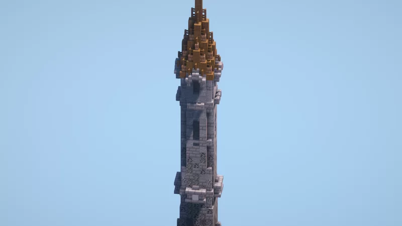 Stone Fantasy Tower Minecraft Map