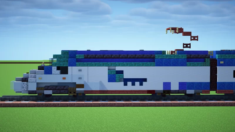 Amtrak Avelia Liberty High Speed Train Minecraft Map