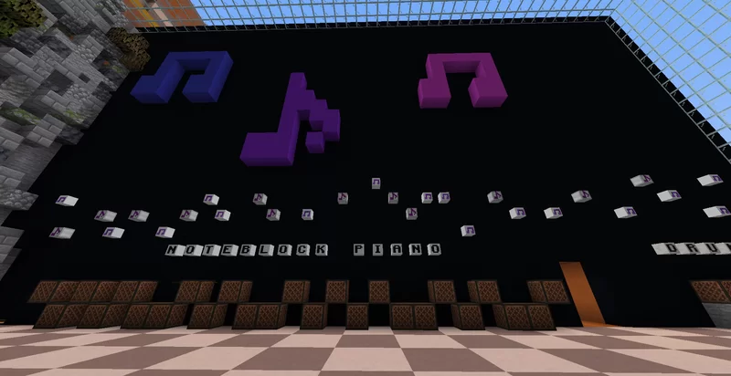 Harmony House Noteblock Song and Shop Minecraft Map