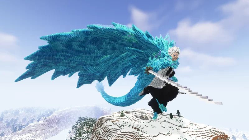 Minecraft Toushiro (Bleach) Statue Minecraft Map