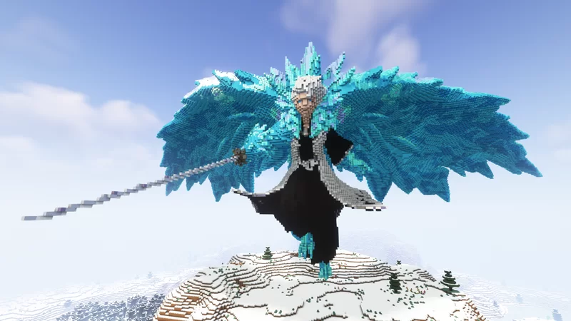Minecraft Toushiro (Bleach) Statue Minecraft Map