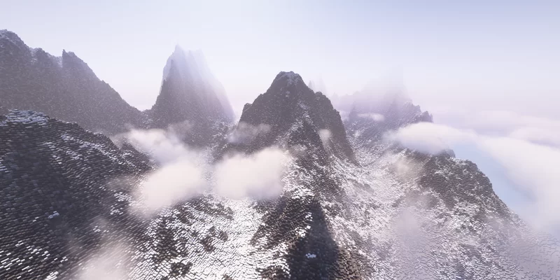 Mountain Range Minecraft Map