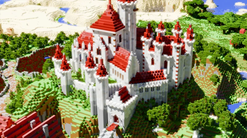 Medieval Fantasy Castle Minecraft Map