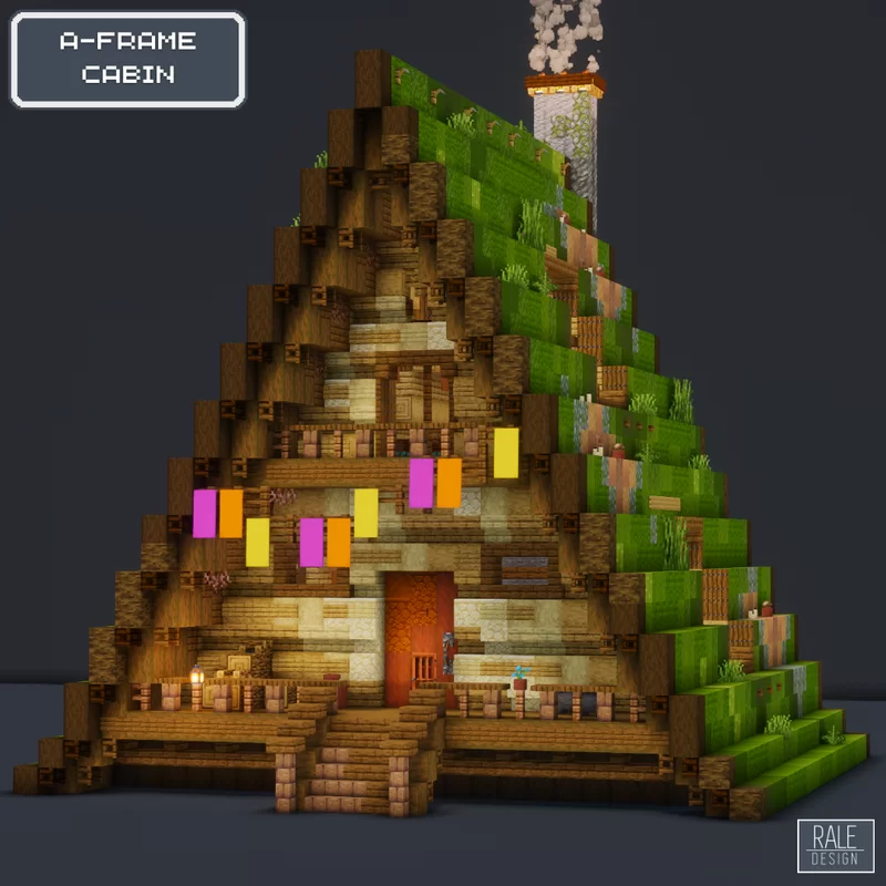 A-Frame Cabin Minecraft Map