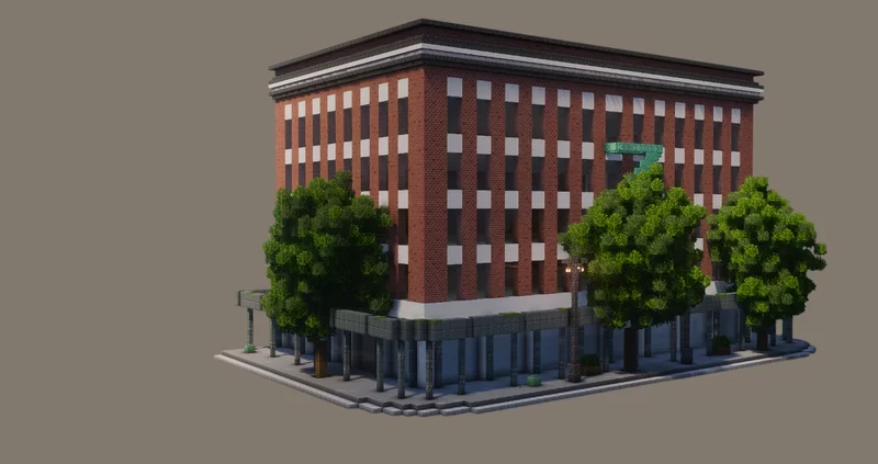 Residential Building Model V10 Minecraft Map