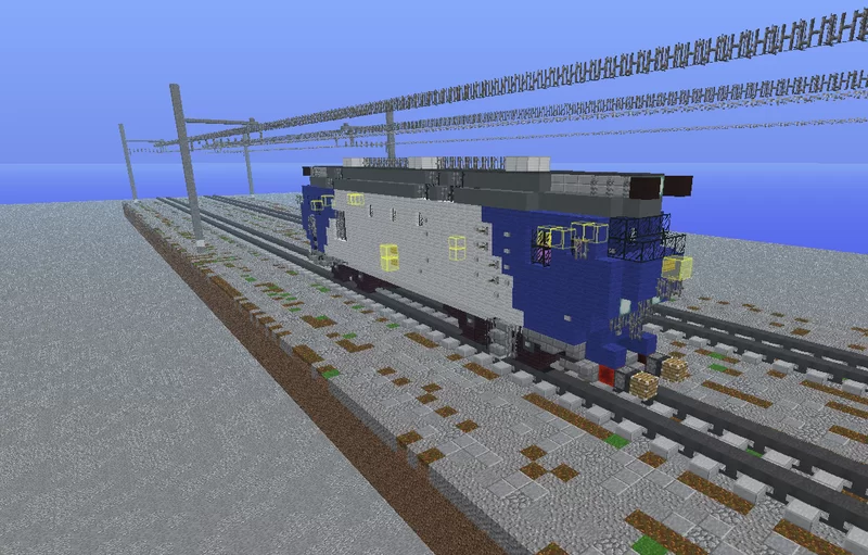 Diesel Locomotive class 63 Romanian by Andreireal92 Minecraft Map