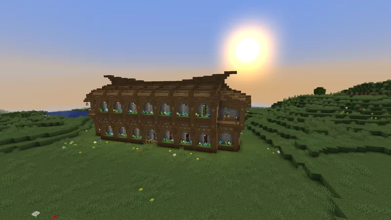 Medieval Tavern/Inn - Minecraft Village Minecraft Map