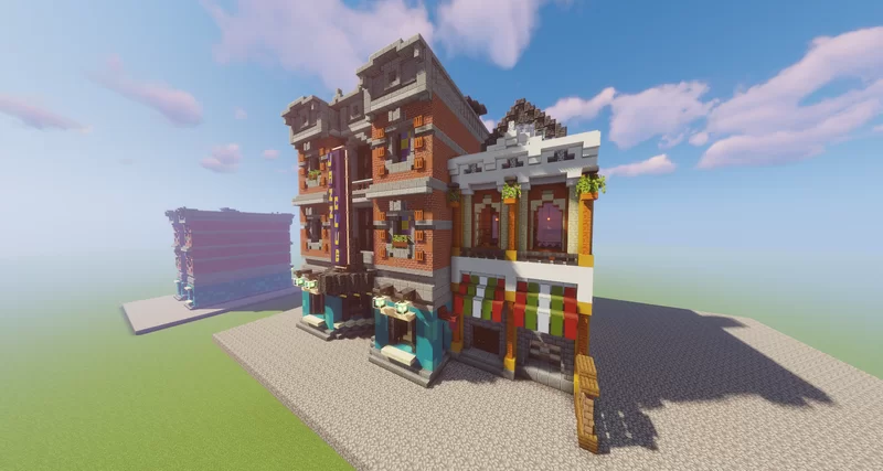 Lego City Jazz Club/Pizzeria Minecraft Map
