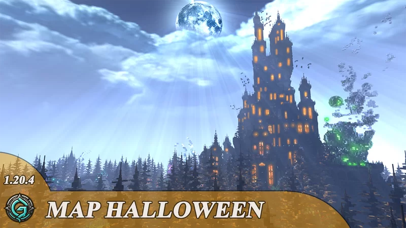 {Ghostia} Map Halloween 2024 Minecraft Map