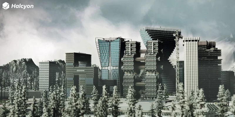 MCS Halcyon - 1K Realistic Winter Dubai w/ interior V2 Minecraft Map