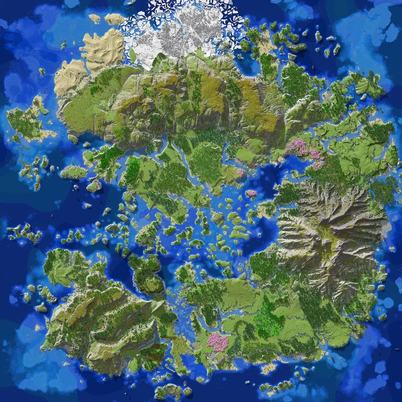 Utoropos, 4k, Island Ring, Slanted and Shatter Mountains [1.21 ...