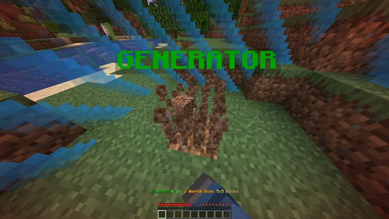 EXPANDING BLOCK CHALLANGE | NORMAL MODE Minecraft Map