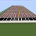 Redstone music piano Minecraft Map
