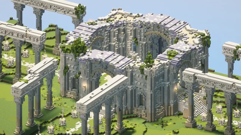 Overgrown Temple Ruins Minecraft Map