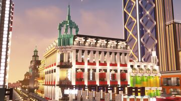 Townhouse Minecraft Maps with Downloadable Schematic