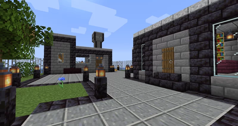 ZOMBIE apocalypse survival base. Minecraft Map