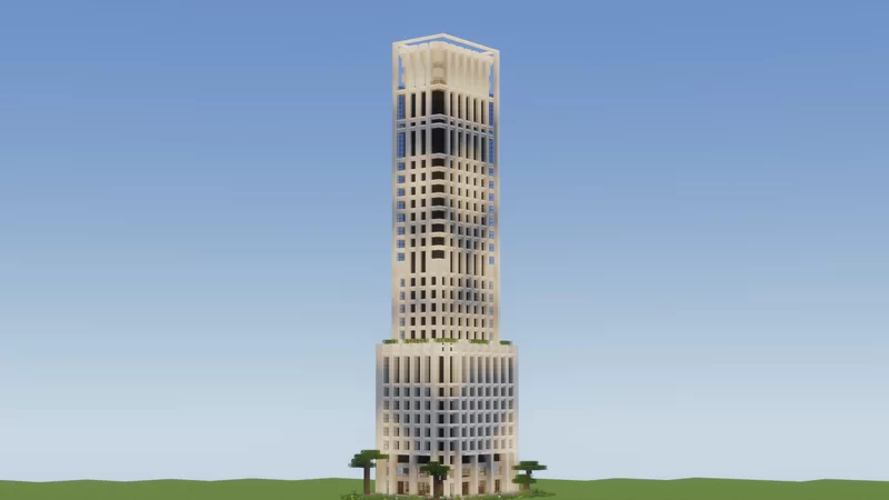 Supertall and Stylish Skyscraper Minecraft Map! v.1.20 Minecraft Map