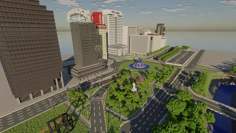 Venezuela Square Minecraft Map