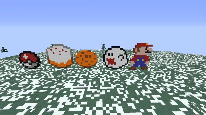 Pixel Arts Minecraft Map