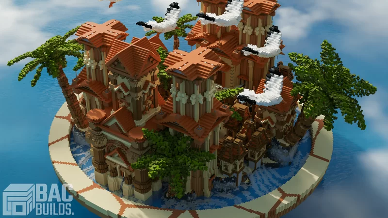 Lobby/Spawn Summer Theme Minecraft Map