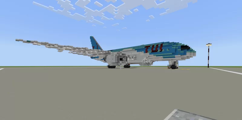 TUI Boeing 787-8 Minecraft Map