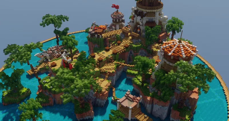 Tropical Island - Lobby Minecraft Map
