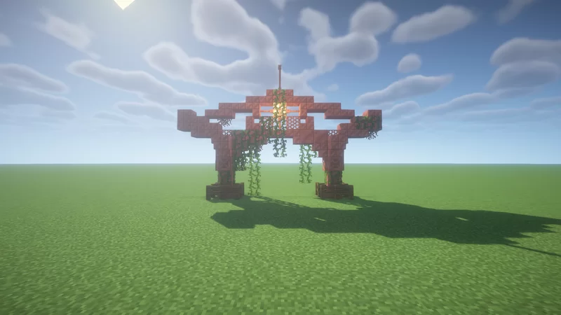 Japanese style city gate Minecraft Map