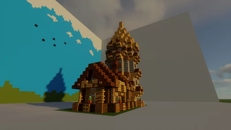 House with Tower v1 (Free Schema) Minecraft Map