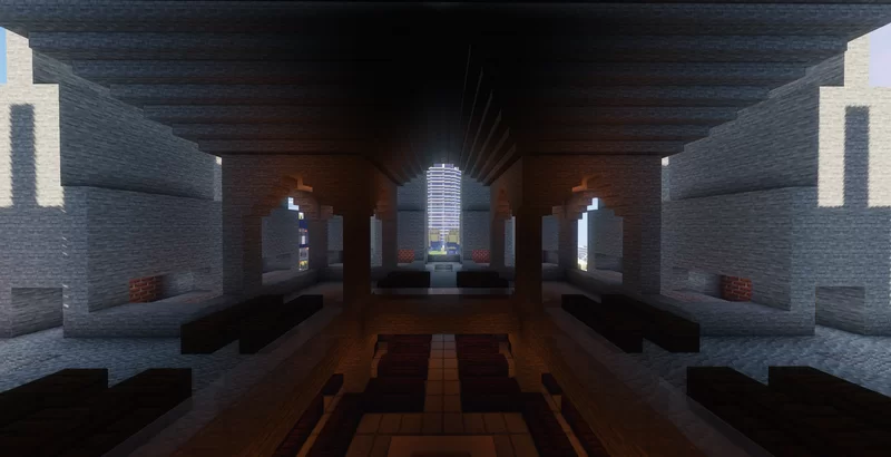 Hurva Synagogue, unbuilt design by Louis Kahn Minecraft Map