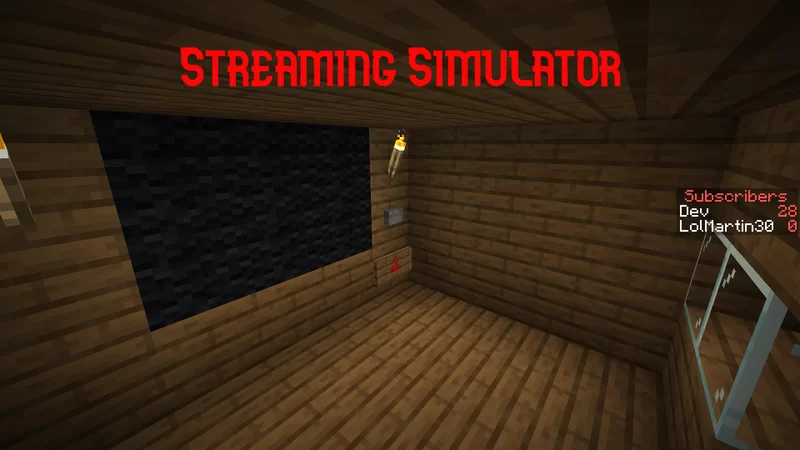 Streaming Simulator Minecraft Map