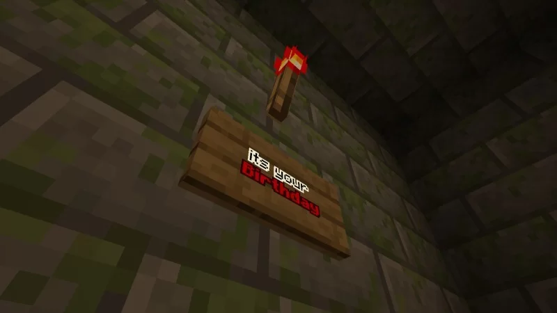 Its Your Birthday... Minecraft Map