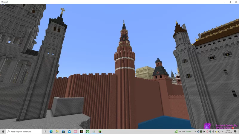 Kremlin de Moscou Minecraft Map
