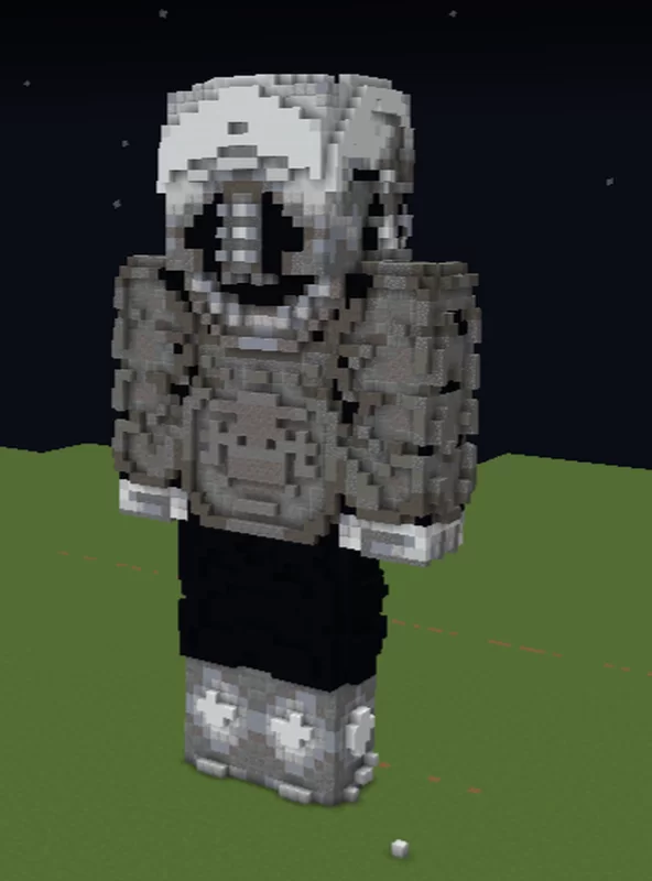 Undertale Purgatory; Sans Statue Minecraft Map