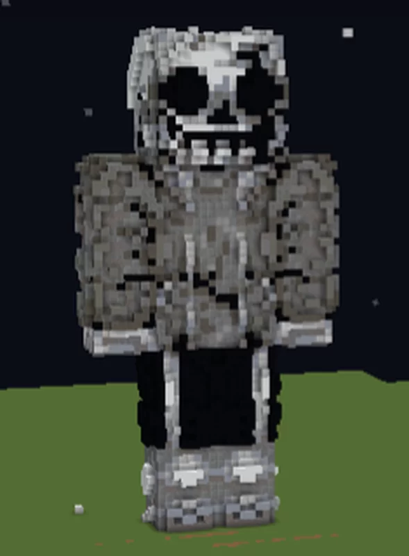 Undertale Purgatory; Sans Statue Minecraft Map