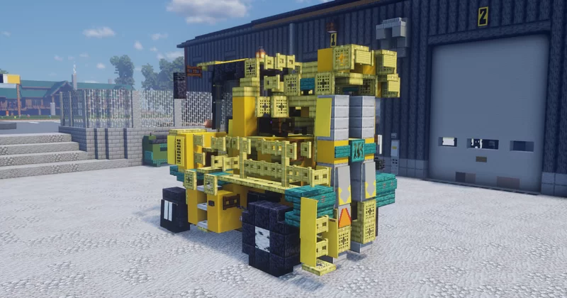 Oxbo 6030, Grape harvester Minecraft Map
