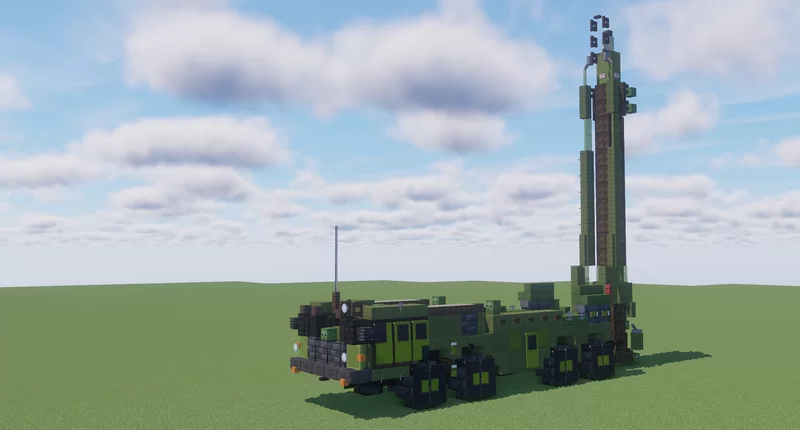 SS-1C Scud B (9K72 Elbrus) with MAZ-543 TEL Self-Propelled Ballistic ...