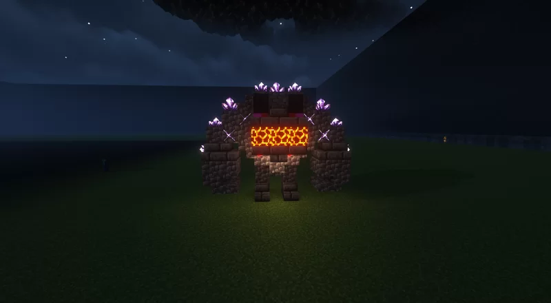 Deepslate Golem (Schematic) Minecraft Map