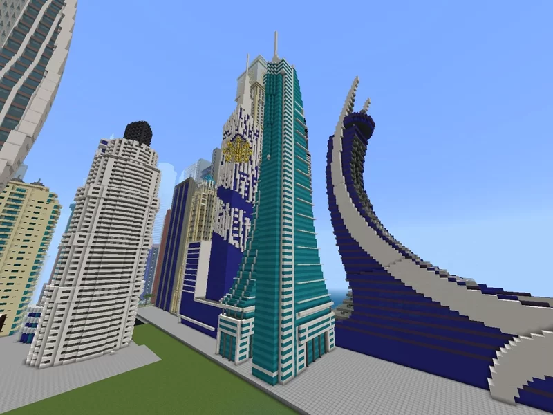 bahrain harbour center Minecraft Map