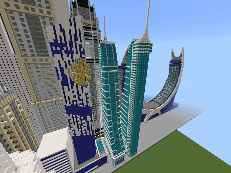 bahrain harbour center Minecraft Map