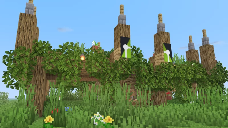 Natural Barn Minecraft Map