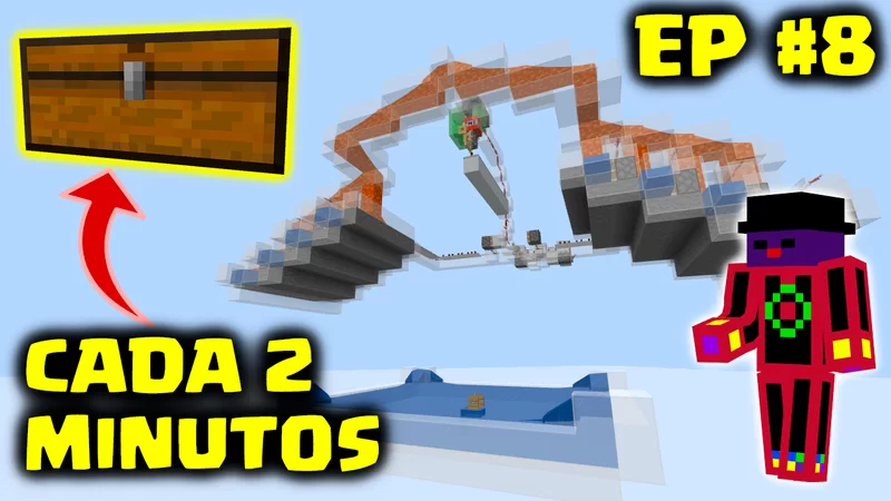 Granja de piedra automática - 132k/h - mapa Minecraft Map