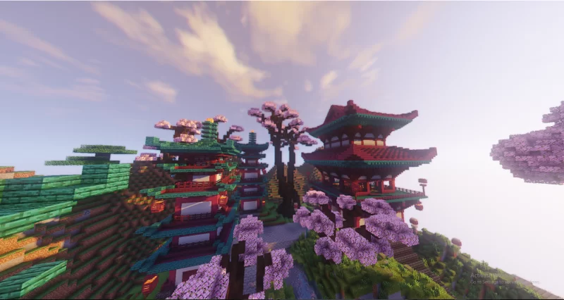 Sakura Land Minecraft Map