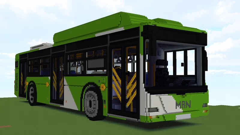 Man A22 Cng Uzbekistan 2019 City Bus Minecraft Map