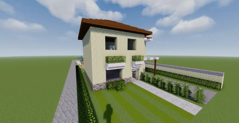 Modern House 59 (Map + Schem) Minecraft Map