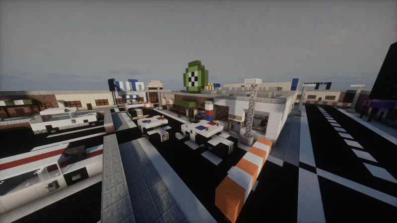 Bank Robbery Map - Pixel Sniper Survival Games Minecraft Map